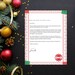 EDITABLE Letter From Santa is Santa Real Christmas Letter - Etsy
