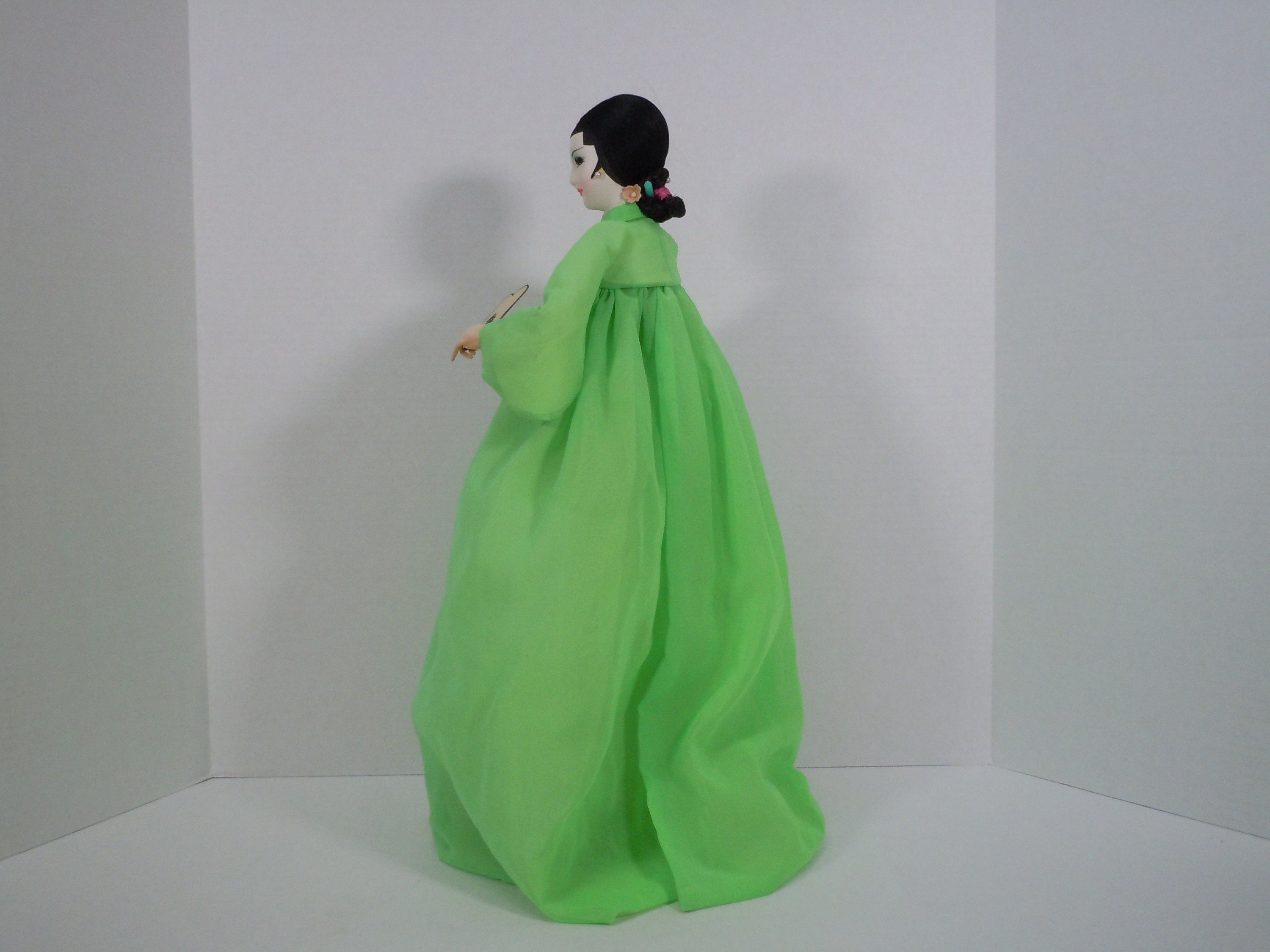 Vintage Korean Fan Dancer Hanbok Doll, 1960s, Golden Age Doll - Etsy