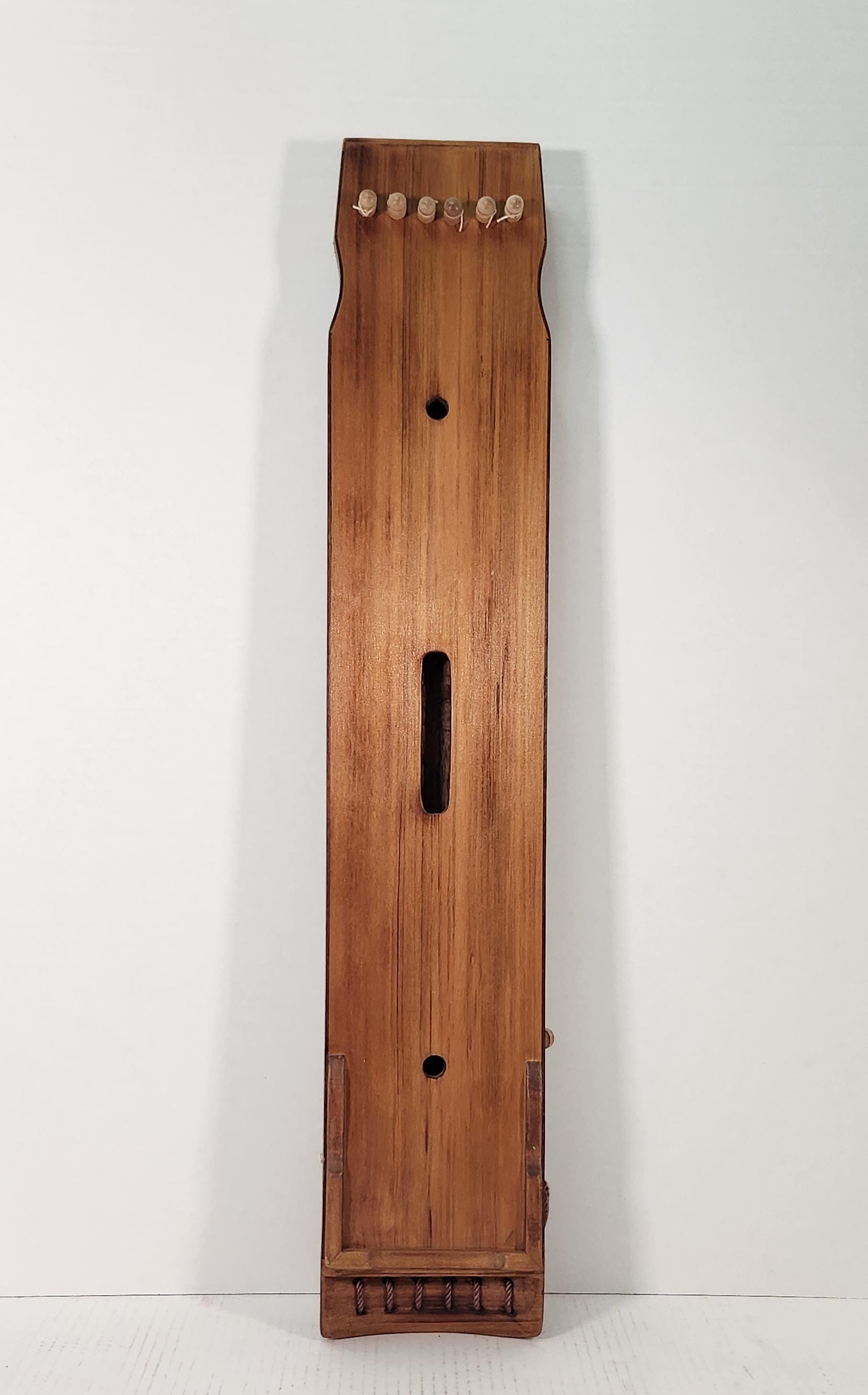 Korean Geomungo, Komungo, Zither Miniature 1/4 Size Fully Functional 6 ...