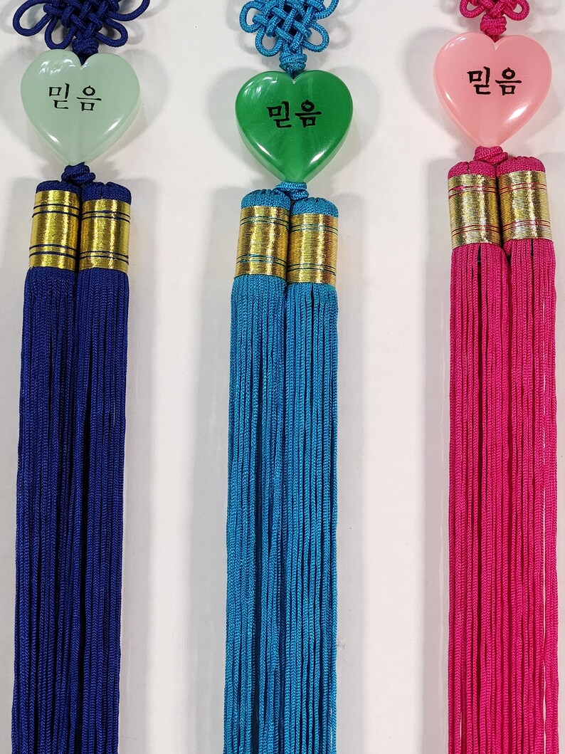 Korean Vintage Maedeup Norigae Heart Tassels - Trust Hope Love in ...