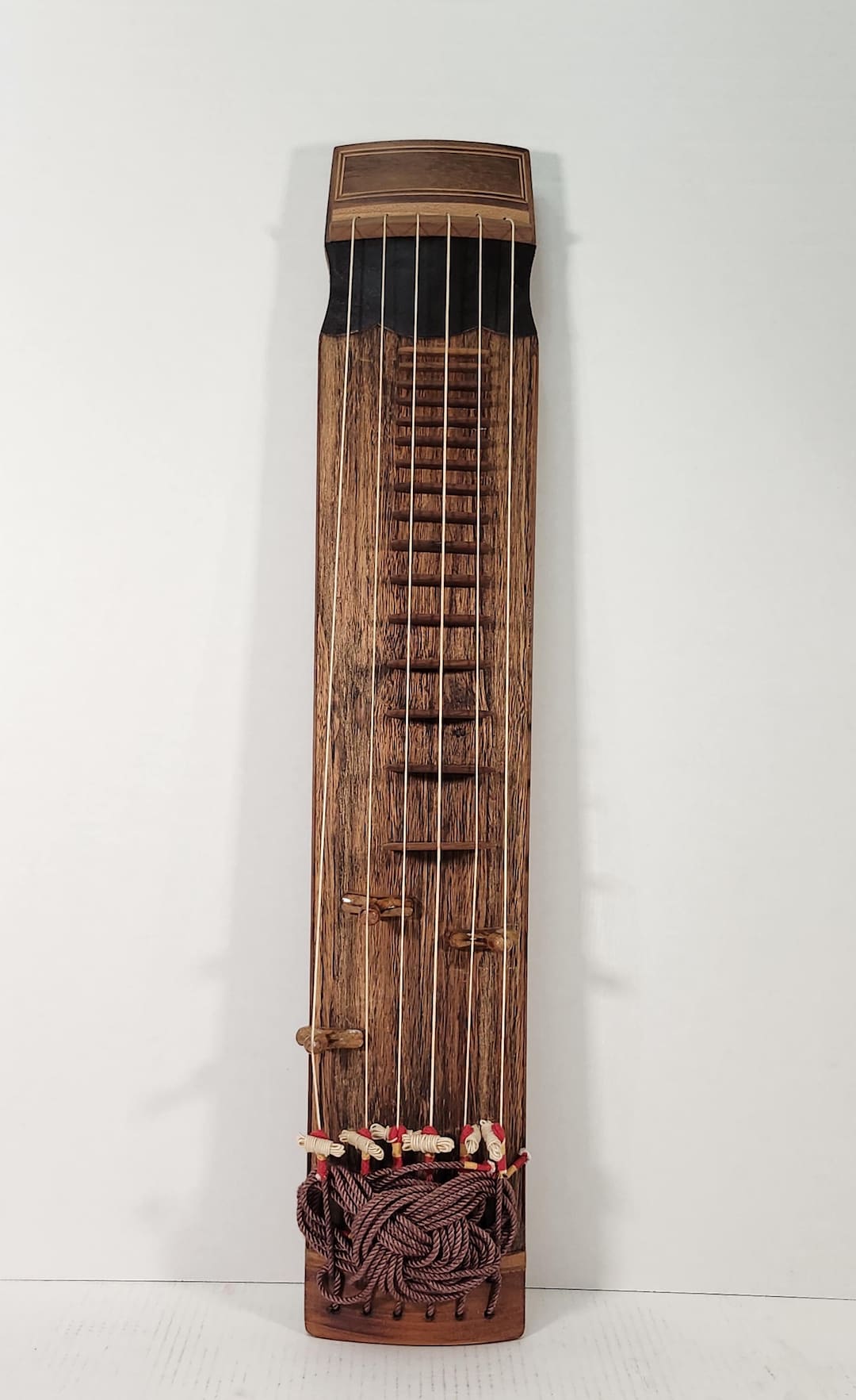 Korean Geomungo, Komungo, Zither Miniature 1/4 Size Fully Functional 6 ...