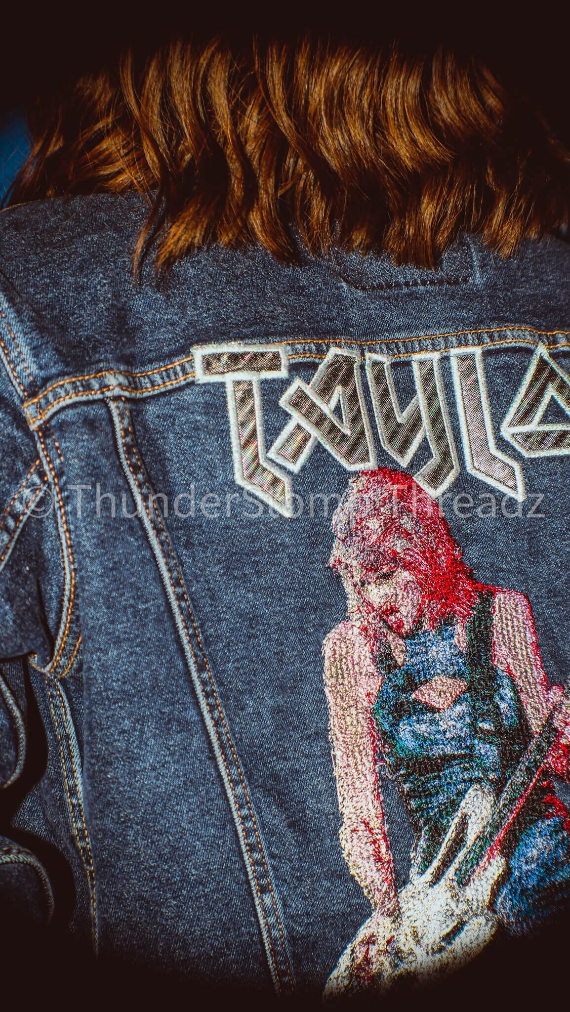 Taylor Swift Metal Embroidered Jacket Taylor's Custom - Etsy