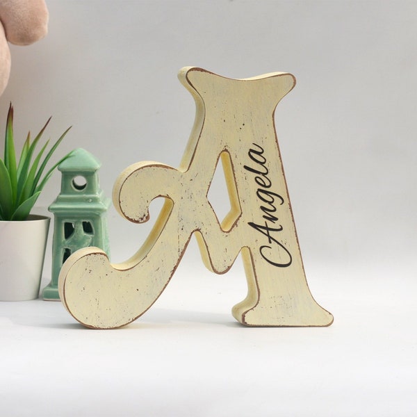 Free Standing Letter - Etsy