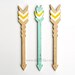 Set of 3 Wooden Arrows Nursery Decor Scandi Nordic Arrows Arrow Decor ...