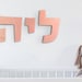 Aleph Tav Hebrew Wooden Freestanding Letters Yeshua - Etsy