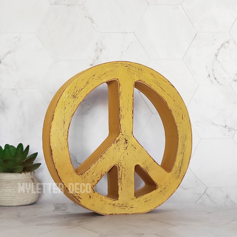 Peace Sign Decor - Etsy