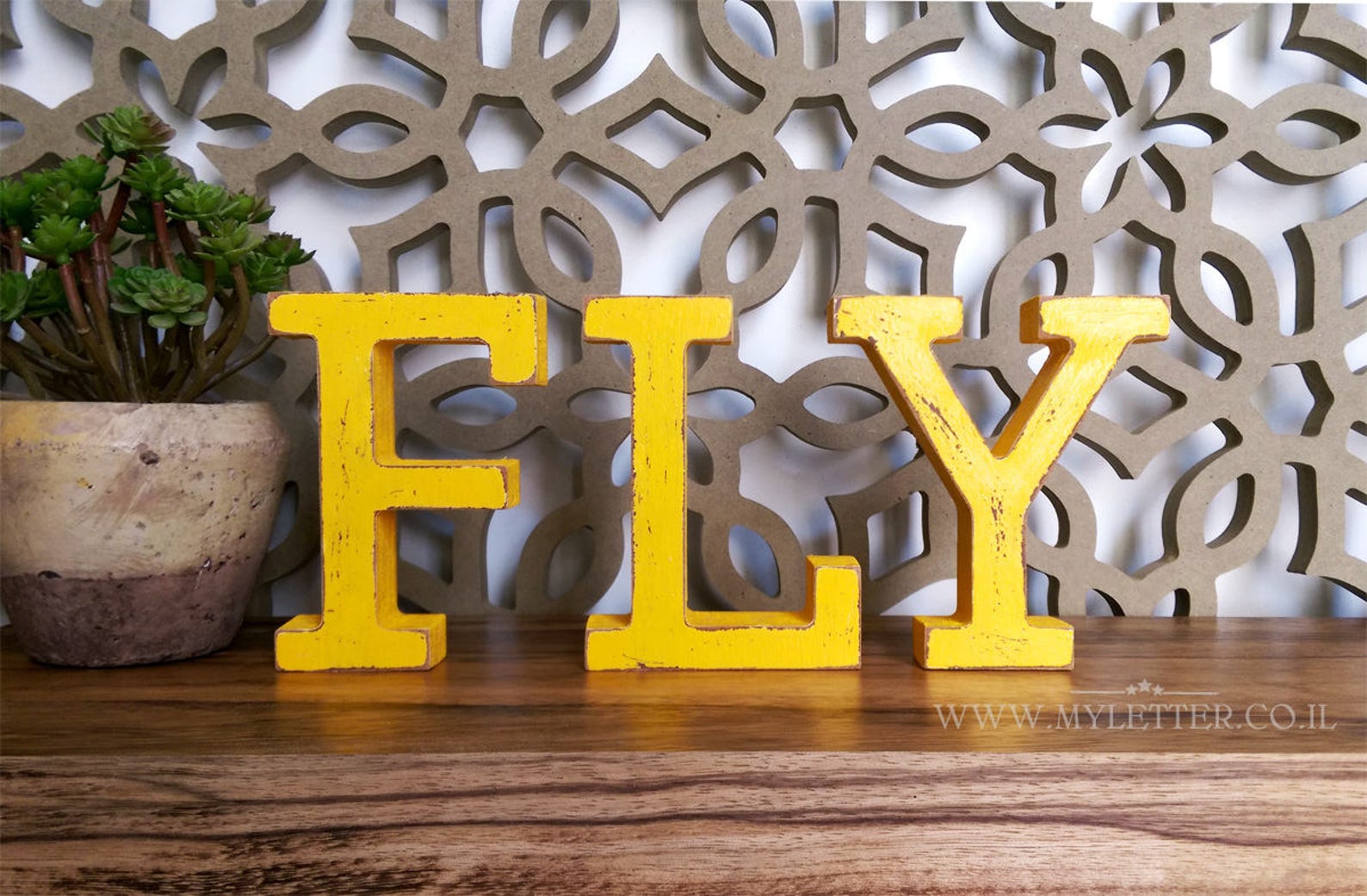 FLY wood letters fly sign living room art | Etsy