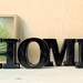 HOME Rustic Letters Freestanding Home Sign, Home Wooden Sign Decor ...