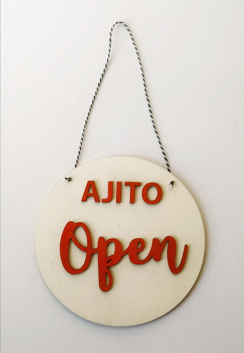 Personalized Business Double Sided Sign Open Closed Door - Etsy