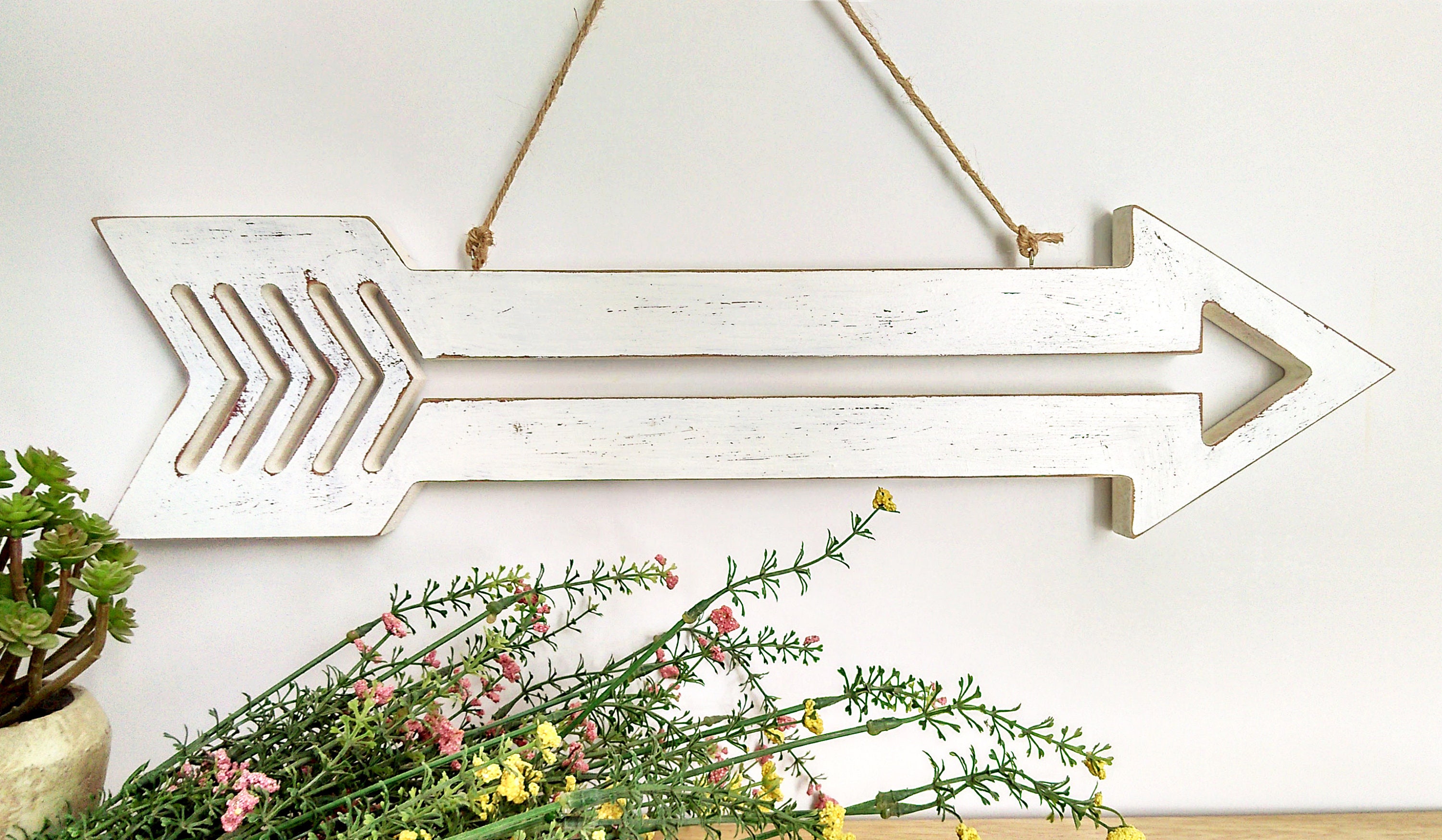 Large Wooden Arrow Decorative Nursery Arrow Wedding arrow | Etsy