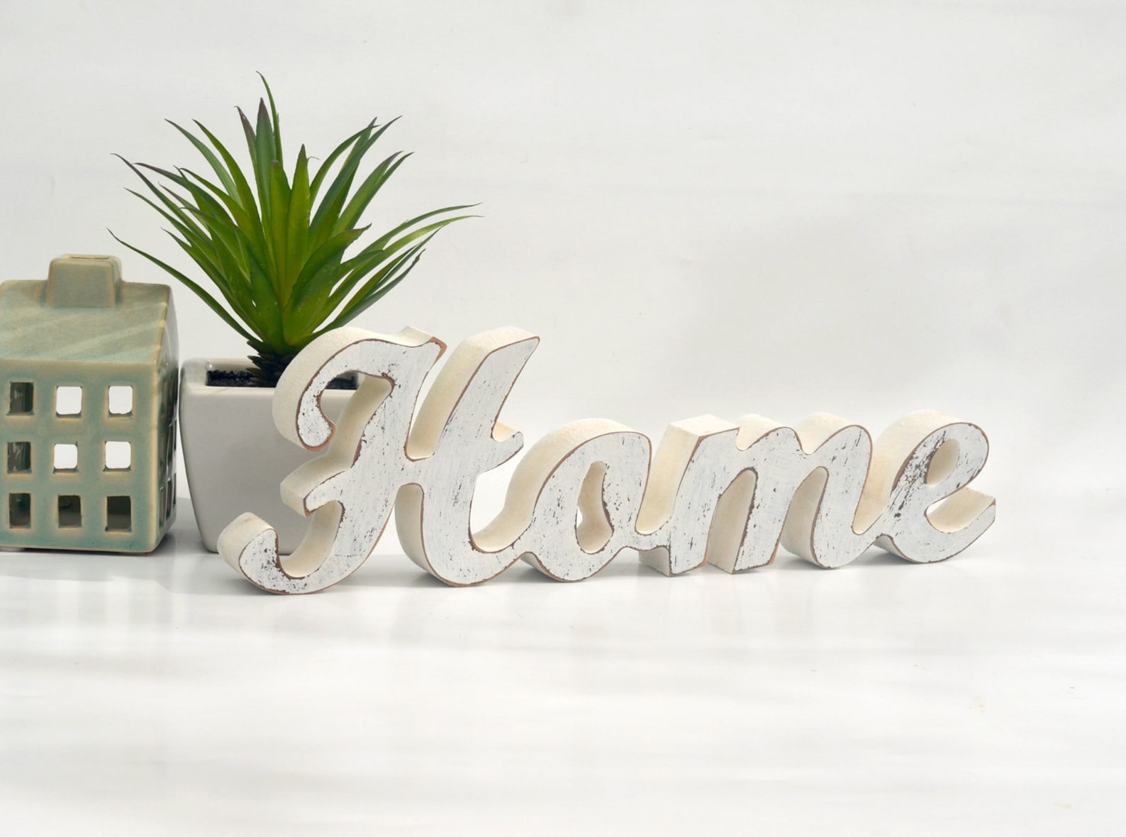 HOME Stand Alone Wooden Letters, Freestanding Home Sign, Rustic Home ...