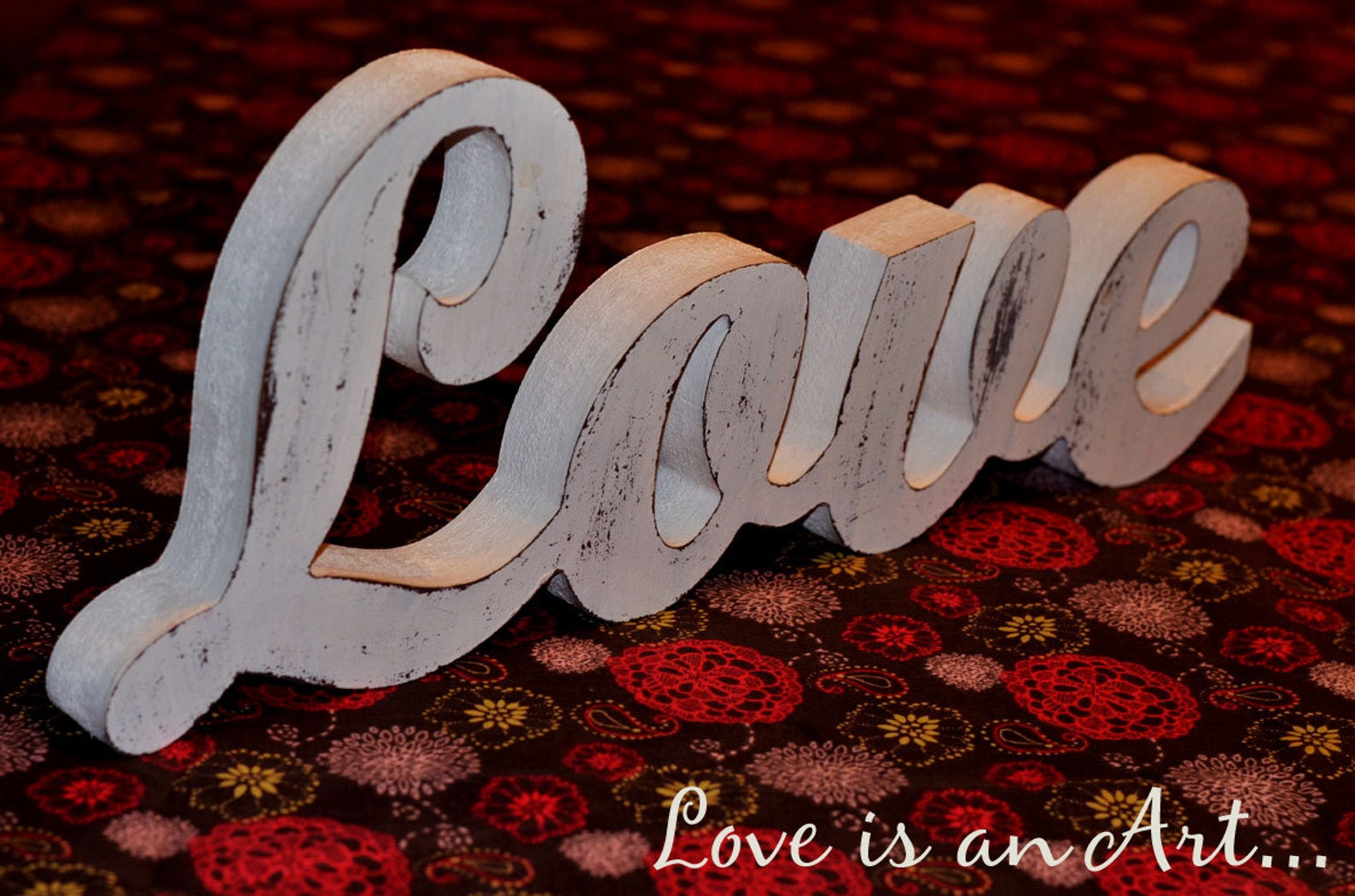 Love Sign Rustic Wooden Letters Rustic Love Letters Word - Etsy