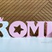 Personalized Letter Decor Free Standing Letters Nursery - Etsy