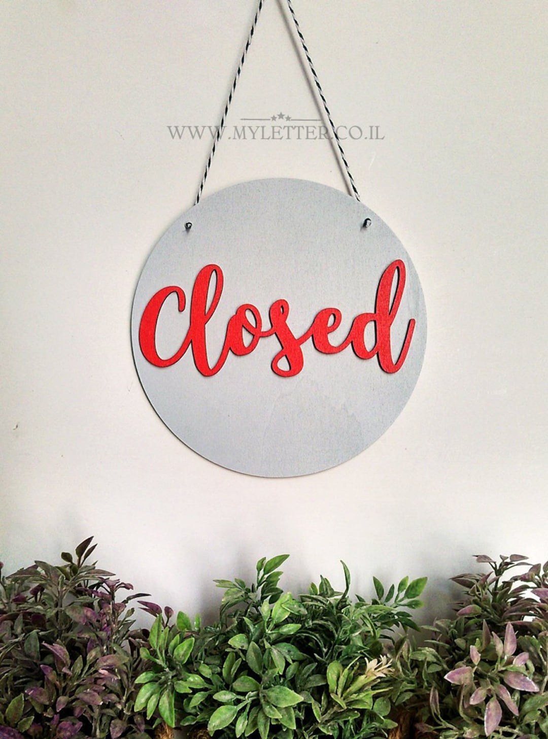 Big Open Closed Wooden Sign, Open Close Business Signs, Boutique ...