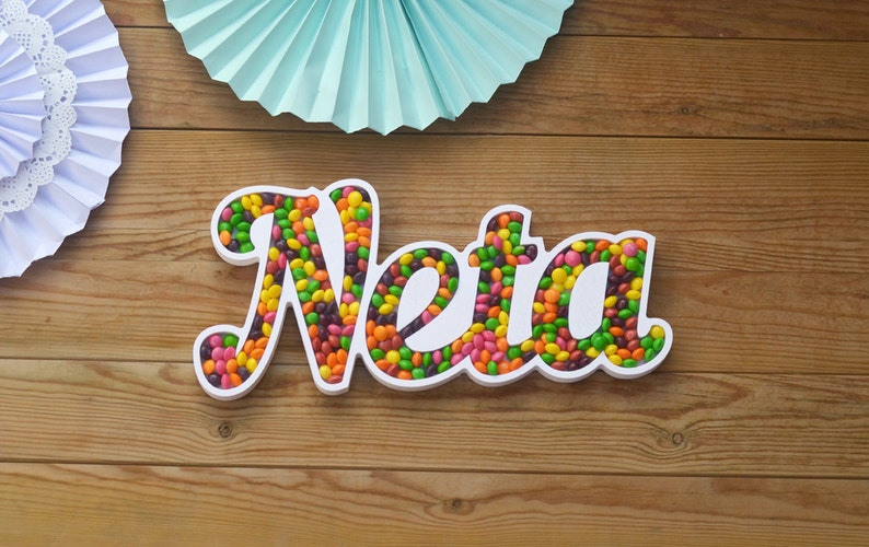 Personalized Candy Letter Dishes - Birthdays Letter Dishes - Dish ...