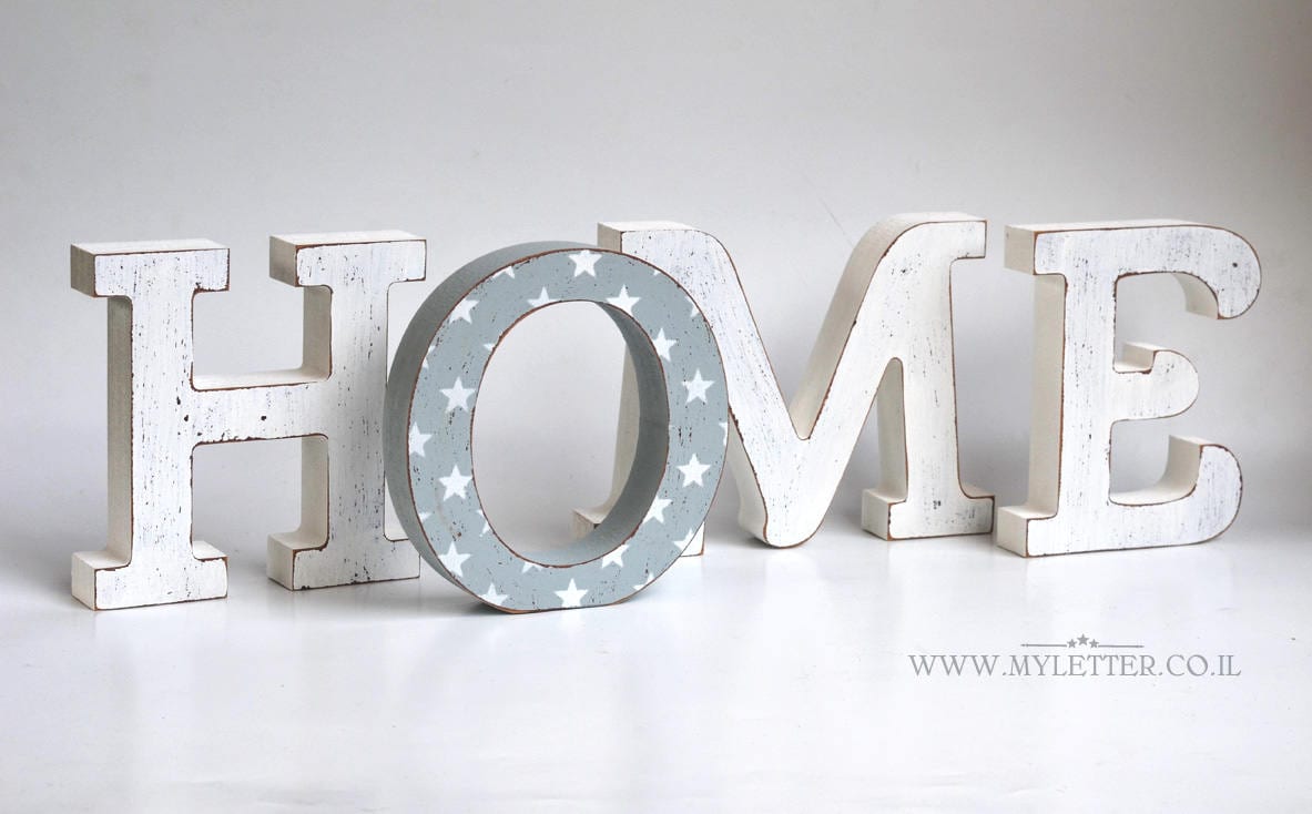 Personalized Letters Custom Wooden Letters Rustic Letters - Etsy