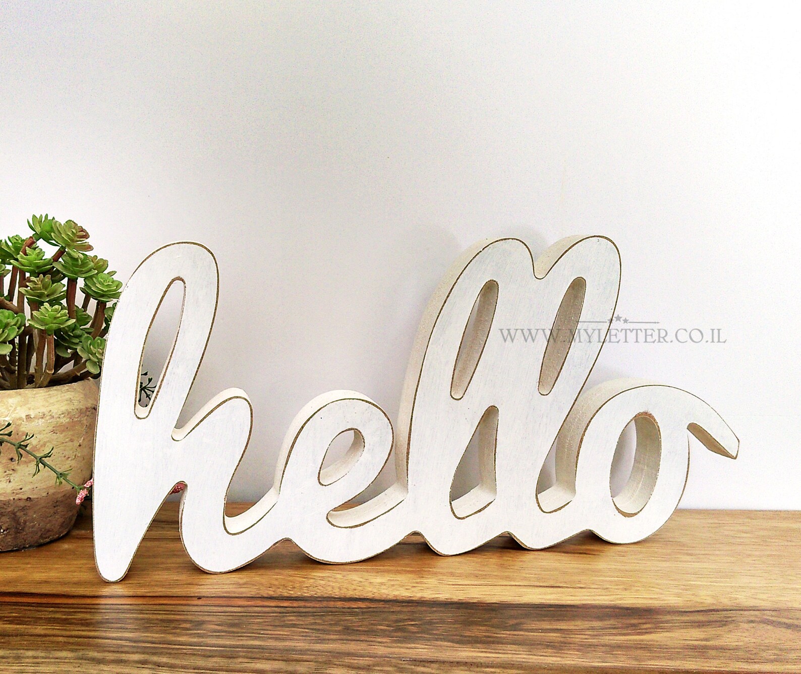 Hello Sign Hello Wooden Letters Rustic Letters Hello - Etsy