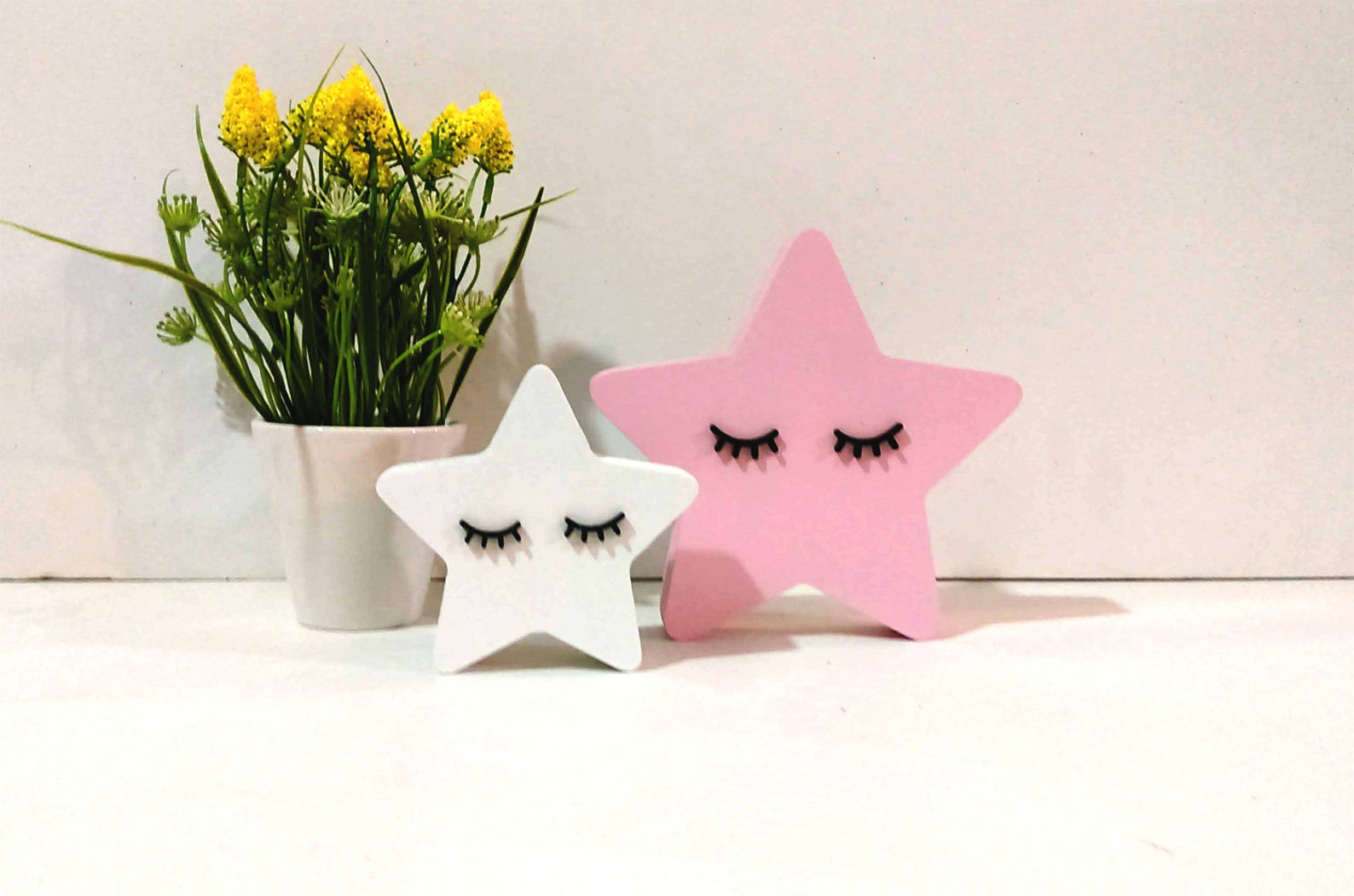 Sleepy Stars | Nursery Decor | Kids Room Decor | Wooden Stars | Wood ...