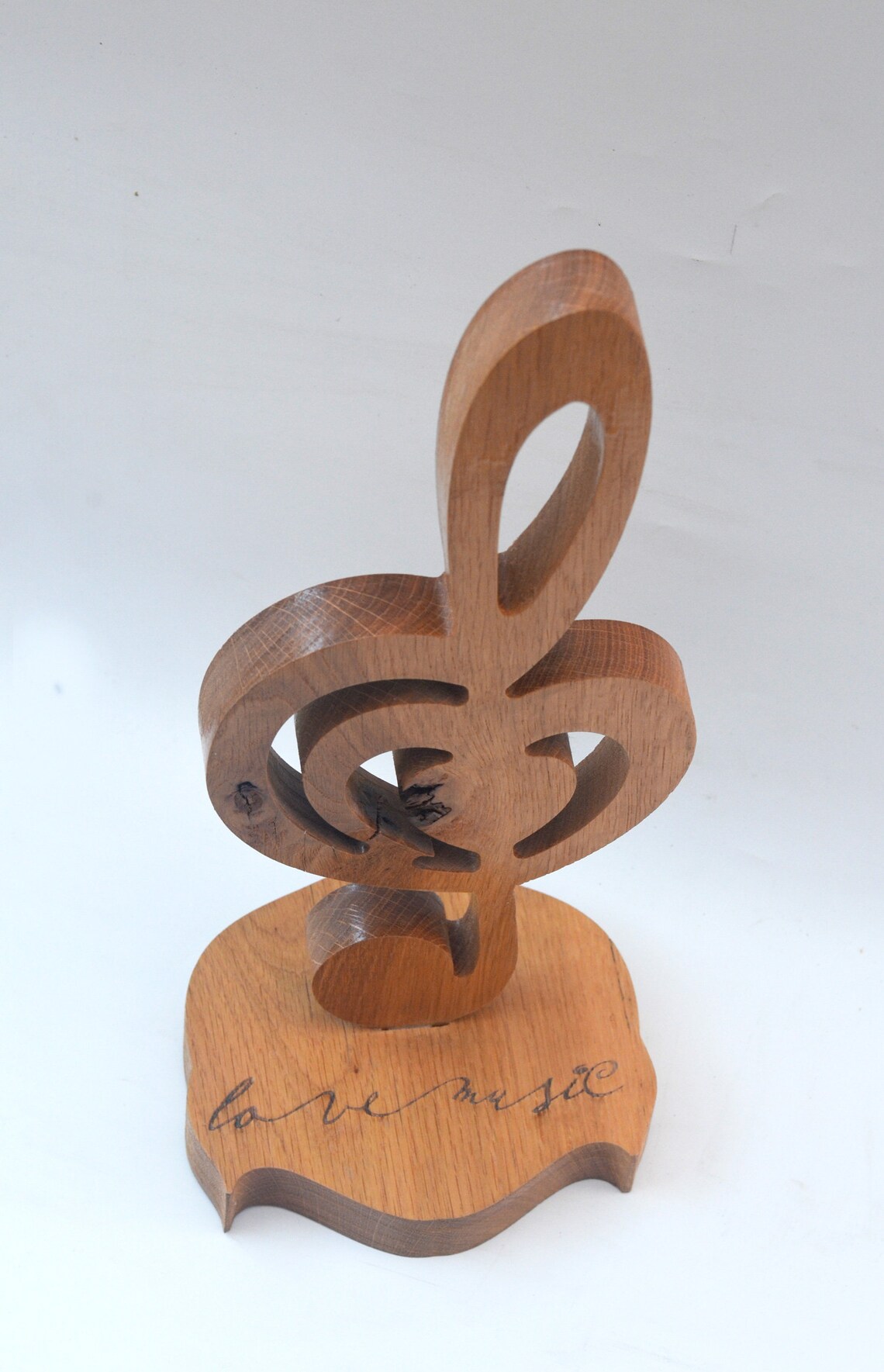 Wooden Treble Clef Art Gift for Musician Gift for Music - Etsy