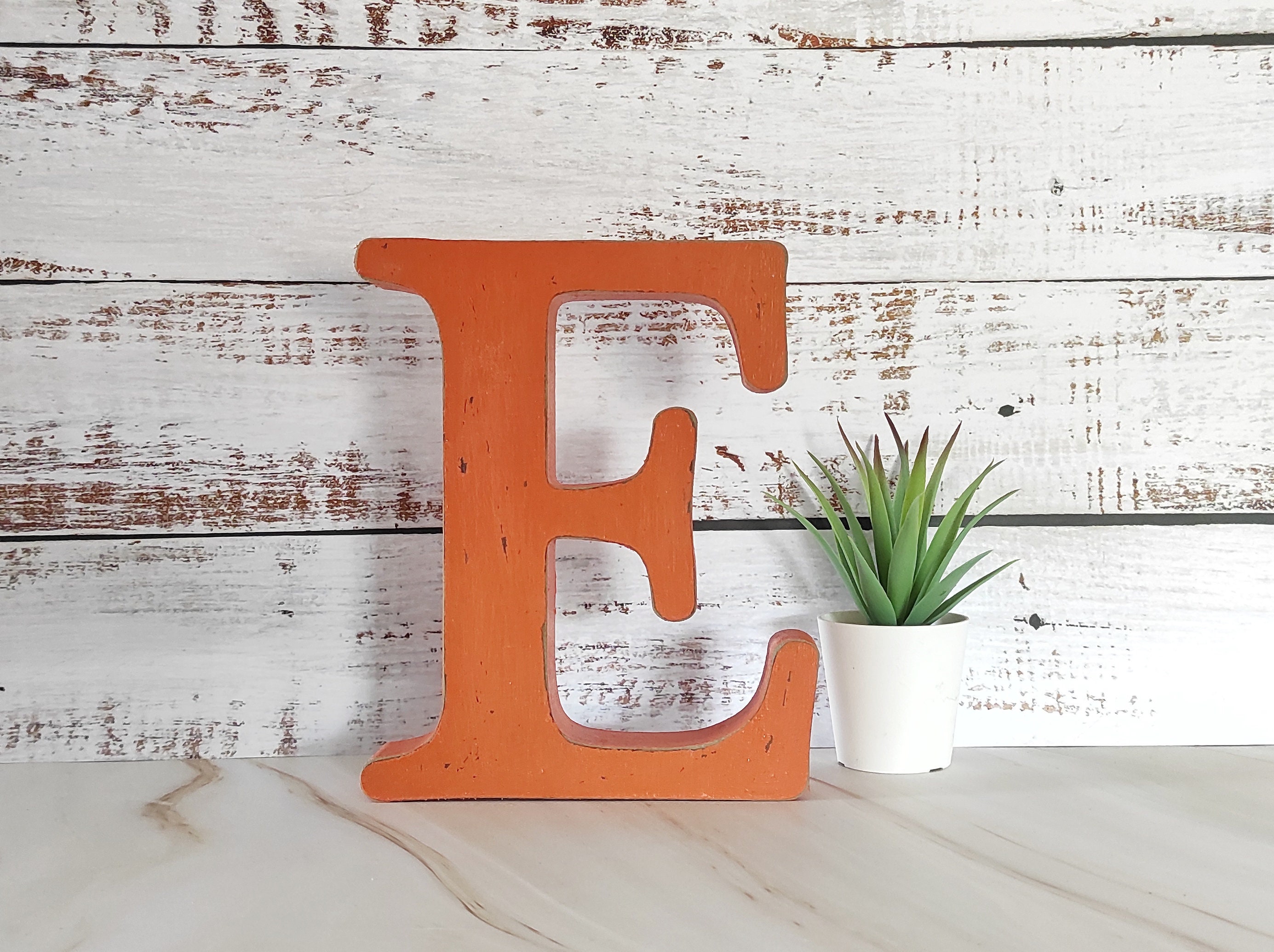 Custom Freestanding Letter, Personalized Standing Wood Letters ...