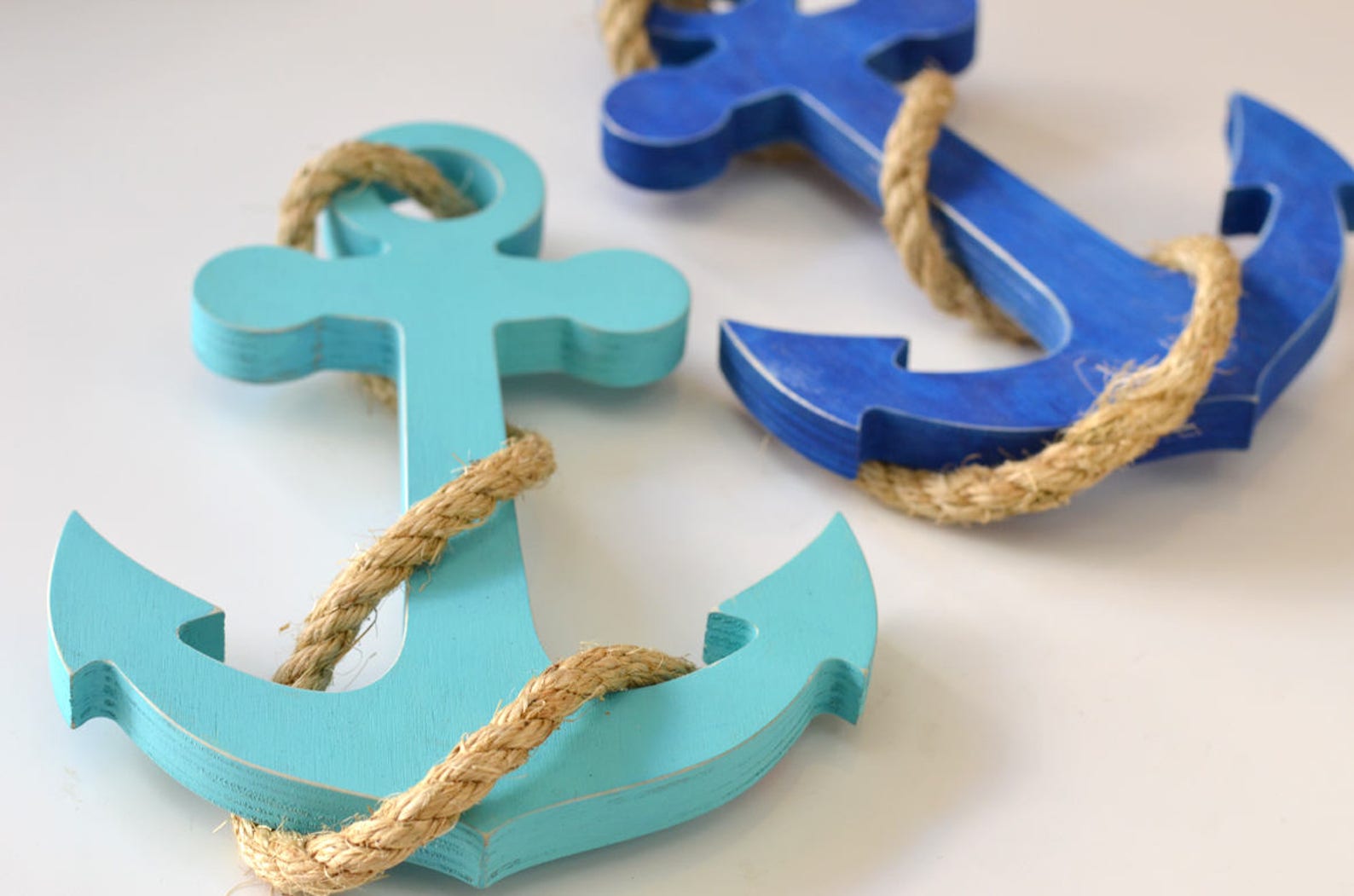 Wooden Anchor Beach Decore Nautical Anchor Nautical | Etsy