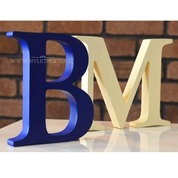 Wooden Wedding Letters Standing - Etsy