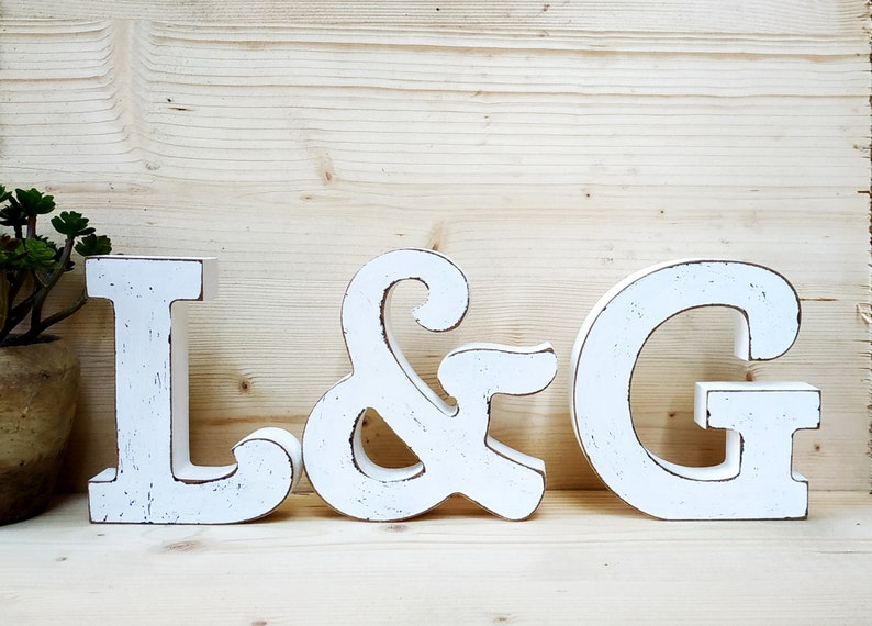 Personalized Letters Custom Wooden Letters Rustic Letters - Etsy