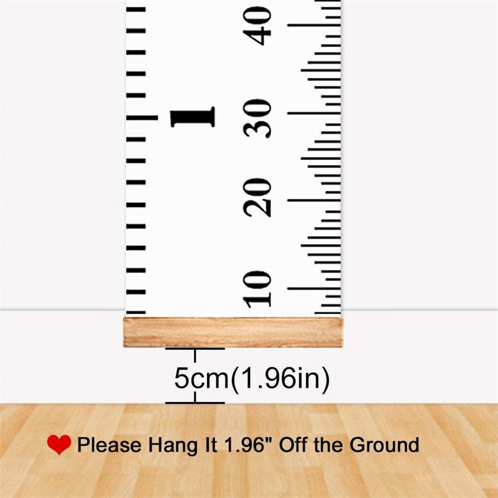 Height Canvas Growth Chart Ruler, Baby Shower Gift Measure Chart - Etsy
