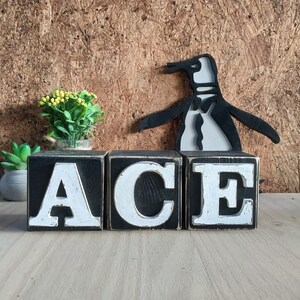 Personalized Letter Blocks | Nursery Decor | Wooden Blocks | Baby Name ...