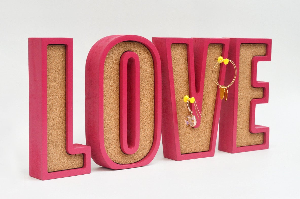 Custom Cork Board Personalized Cork Letters Cork Art Cork | Etsy