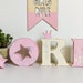 Personalized Letter Decor Free Standing Letters Nursery - Etsy