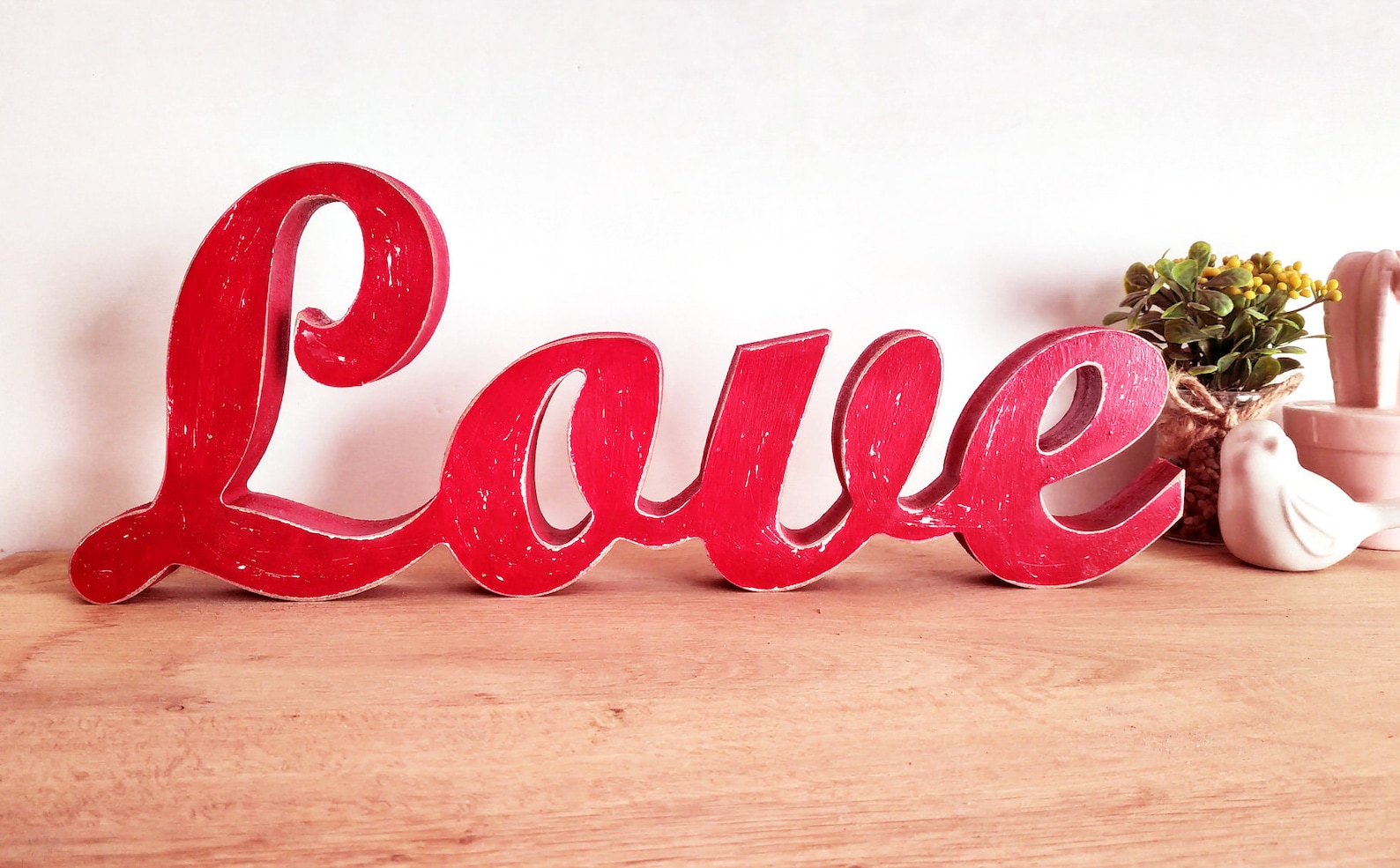 Love Sign Rustic Wooden Letters Rustic Love Letters Word - Etsy
