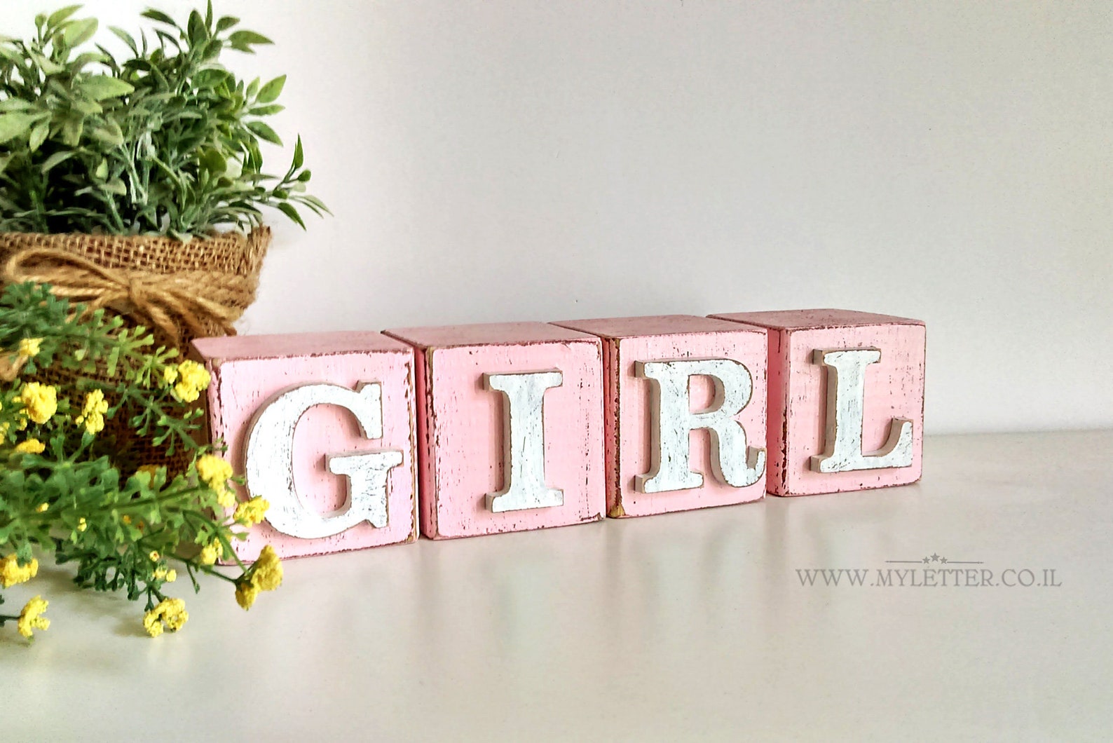 Personalized Letter Blocks Nursery Decor Wooden Blocks - Etsy