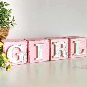 Personalized Letter Blocks | Nursery Decor | Wooden Blocks | Baby Name ...