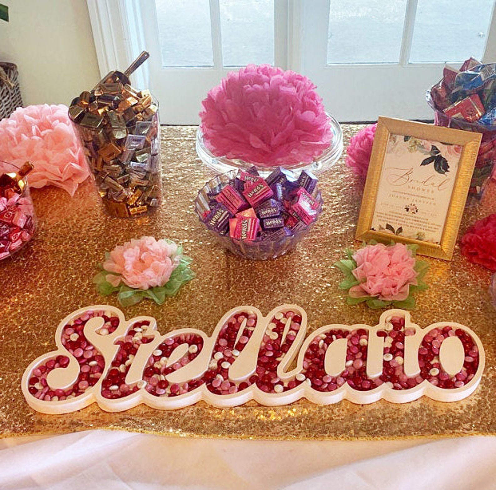 Personalized Candy Letter Dishes - Birthdays Letter Dishes - Dish ...