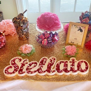 Personalized Candy Letter Dishes - Birthdays Letter Dishes - Dish ...