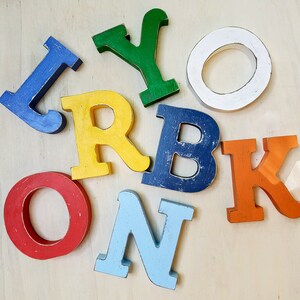 Personalized Letters | Custom Wooden Letters | Rustic Letters | Nursery ...