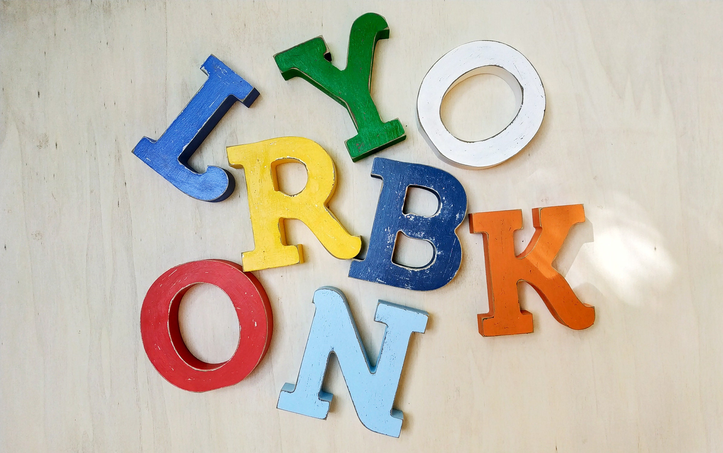 Personalized Letters Custom Wooden Letters Rustic Letters - Etsy