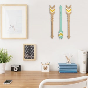Set of 3 Wooden Arrows Nursery Decor Scandi Nordic Arrows | Etsy