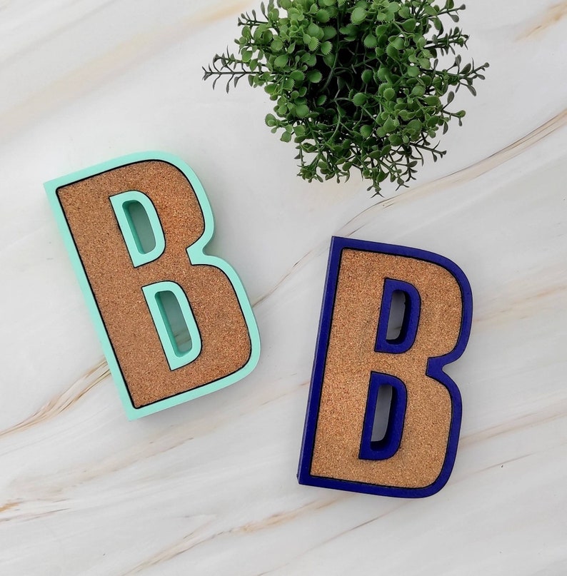 Personal Corkboard Cork Letters Cork Art Cork Board | Etsy