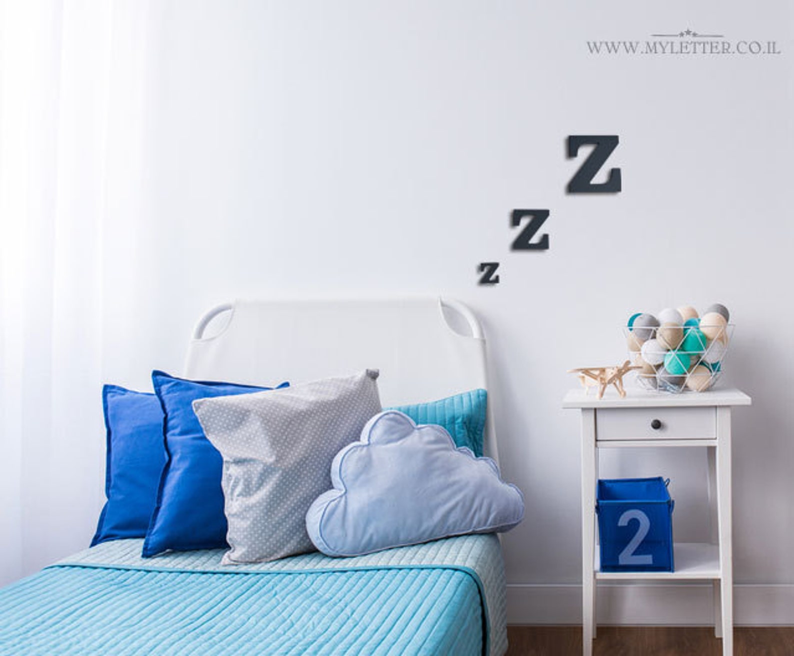 ZZZ letters wall hanging Bedroom Decor nursery bedroom | Etsy