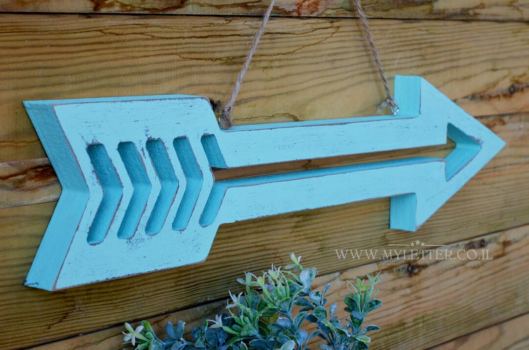 Large Wooden Arrow, Decorative Nursery Arrow, Wedding Arrow Decor ...