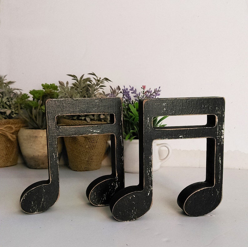 Wood Notes Decor, Musician Gift Ideas, Musical Notes, Decorative Music ...