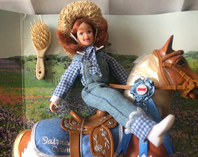 Collectible Little Debbie With Her Breyer Horse "oatmeal" on Original ...