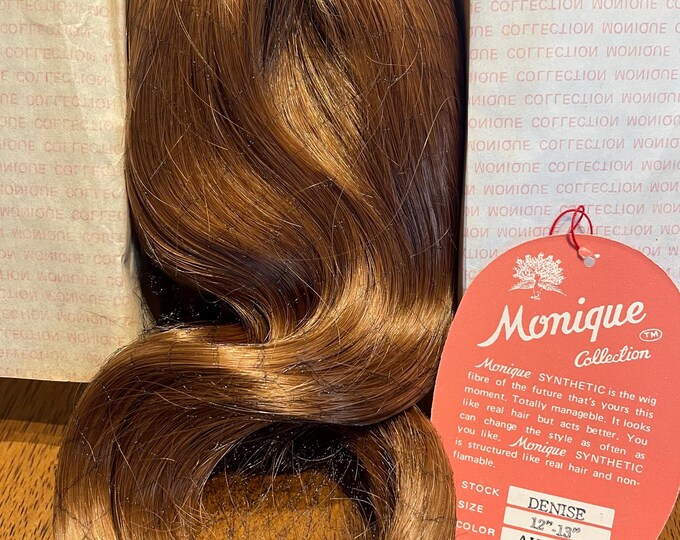 Vintage Monique Doll Wig - "denise" 12"-13" Phenomenal Auburn Color ...