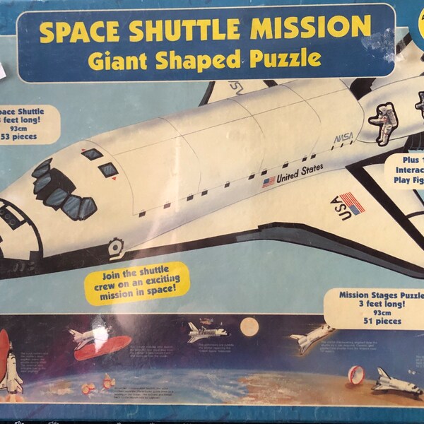 Space Shuttle Puzzle - Etsy