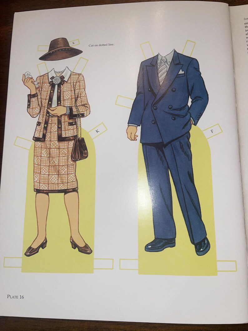 American Family of the 1990s Paper Dolls - Tom Tierney - New Old Stock ...