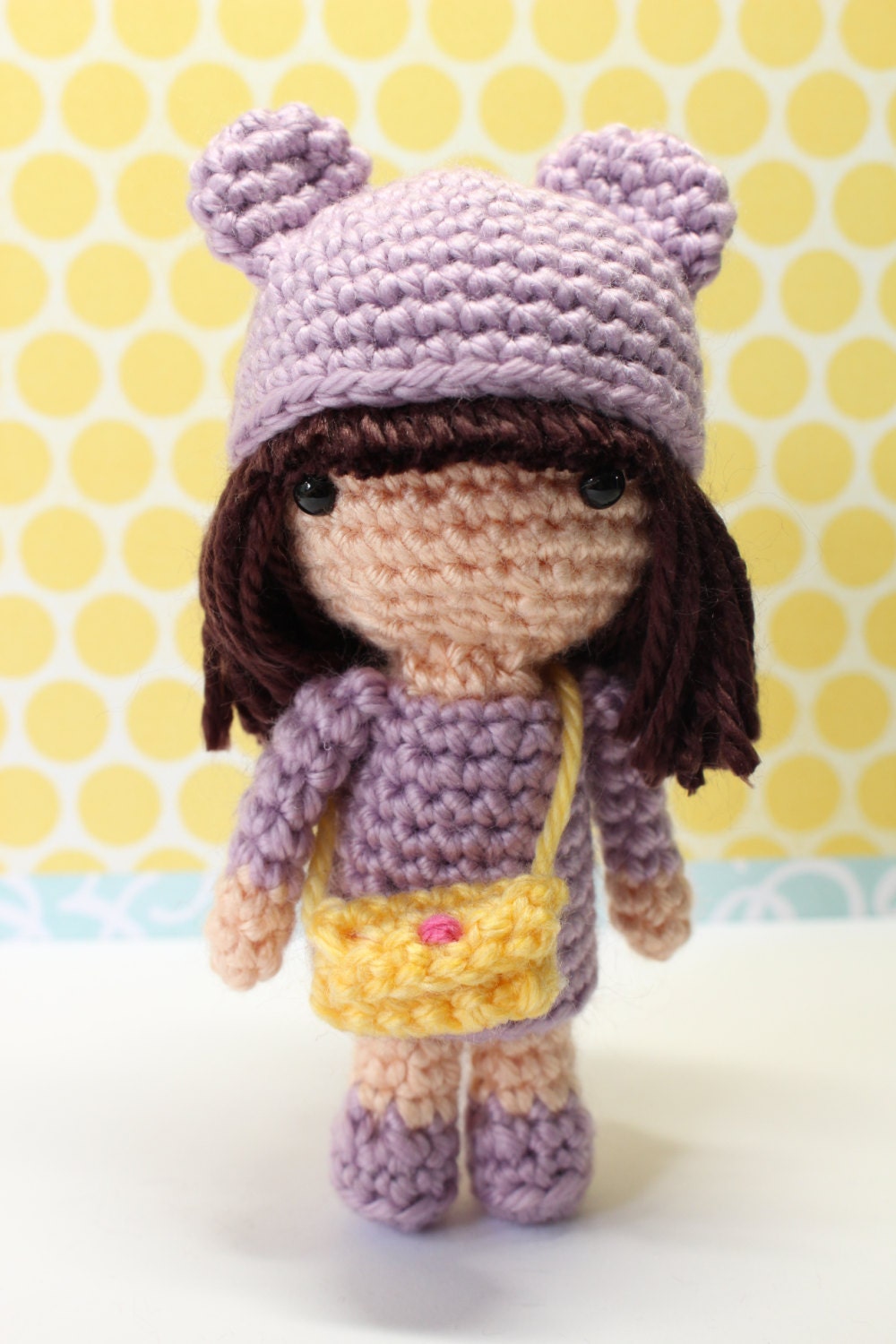Crochet Amigurumi Cute Mini Girls Dolls PDF Pattern Stuffed Toy Gift ...
