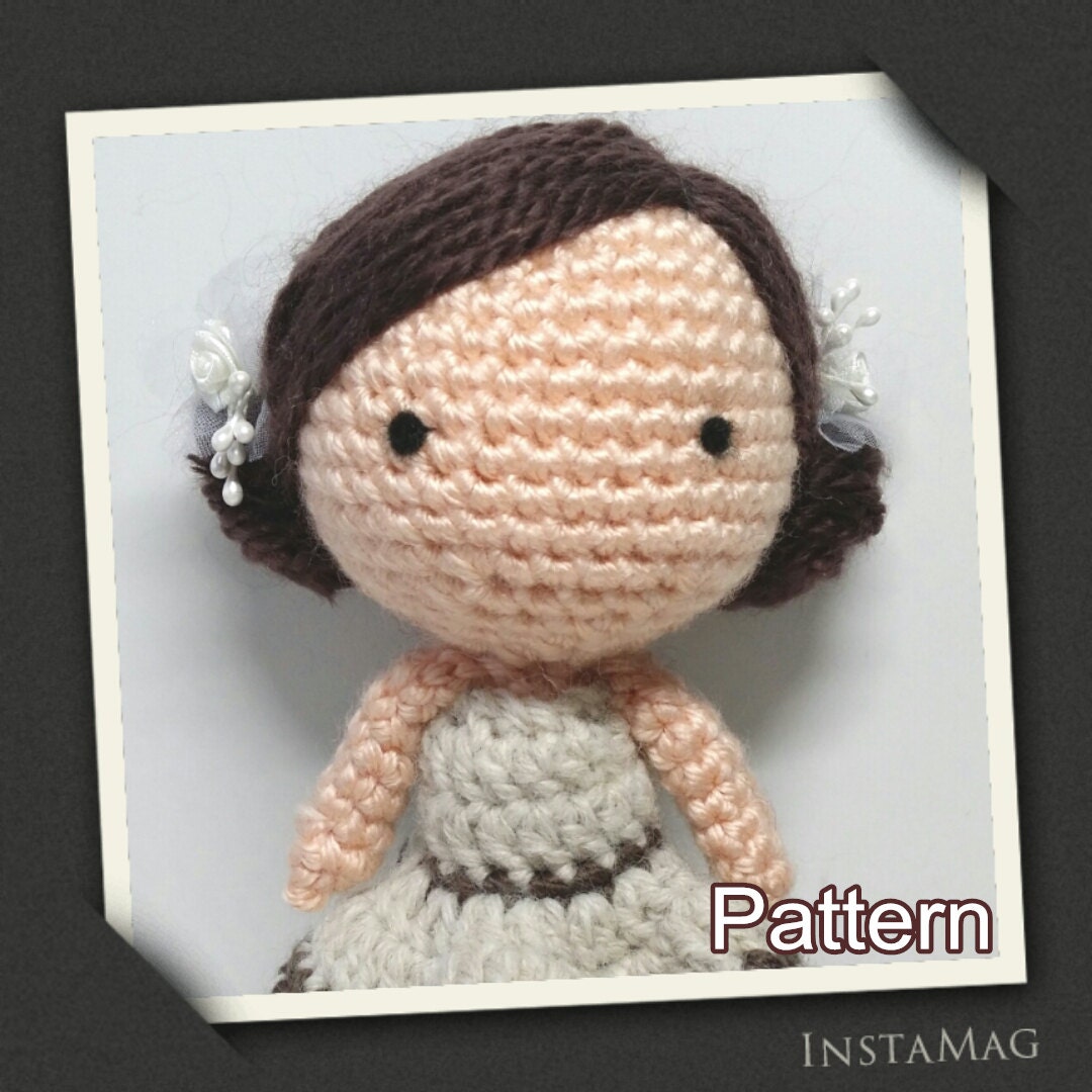Crochet Amigurumi Cutie Girl Mocha Doll PDF Pattern Stuffed Toy - Etsy