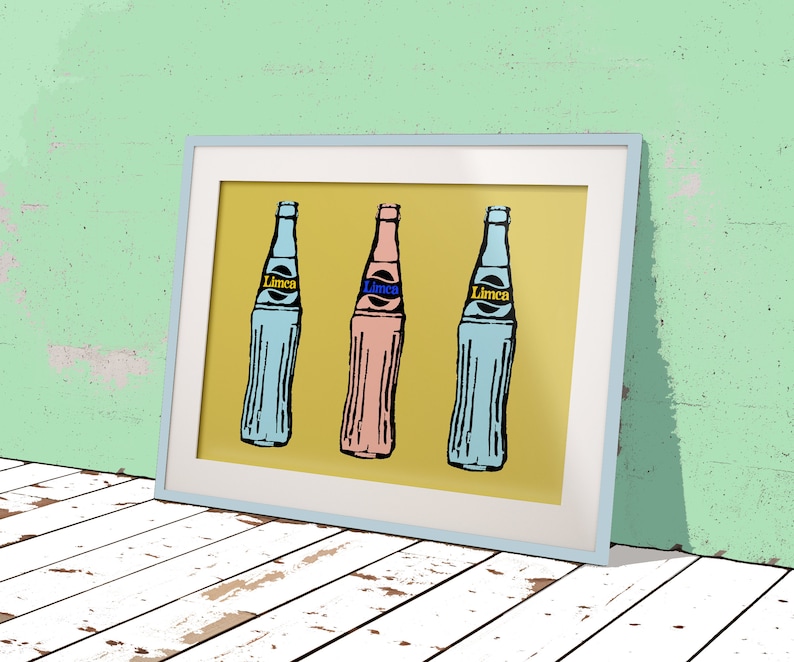 LIMCA POP ART Poster Wall Art Indian Cold Drink Soda - Etsy